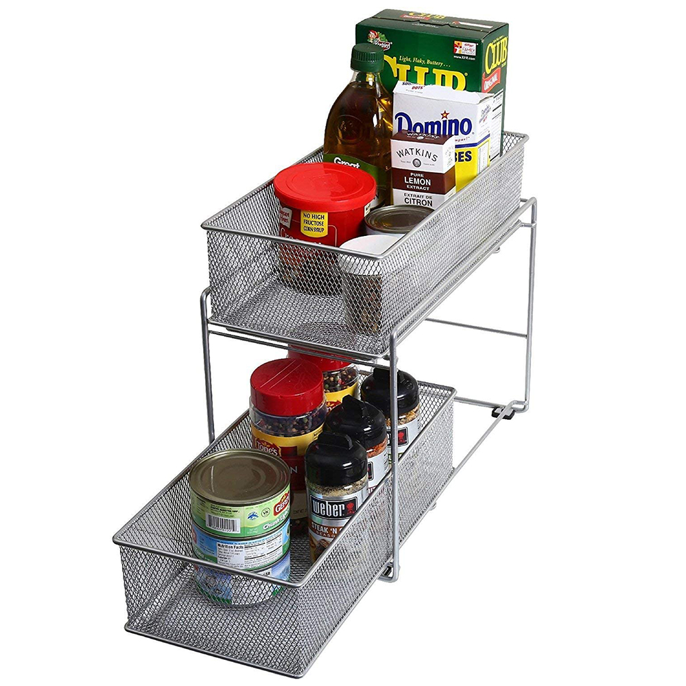 HUHU Panier Coulissant, Panier push-pull amovible, tiroir de rangement ...